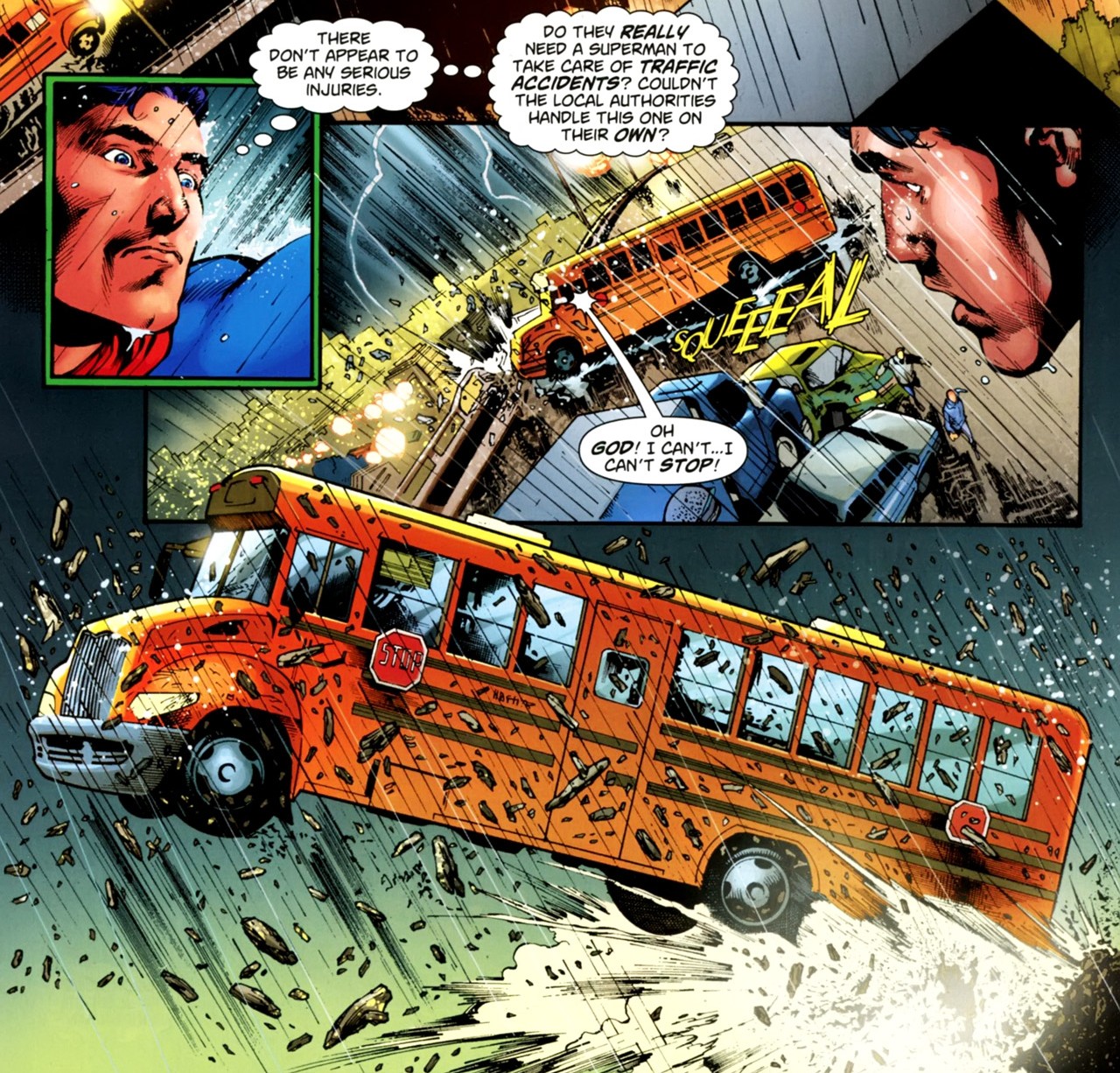 Superman Saves The Bus