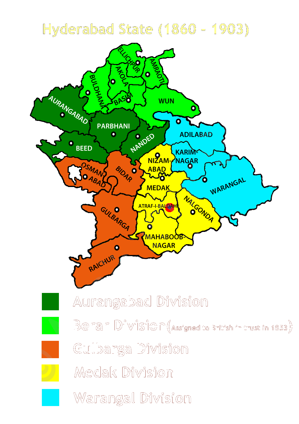 Welcome to Rohith's world..!!!: Geographical changes of Telangana from ...