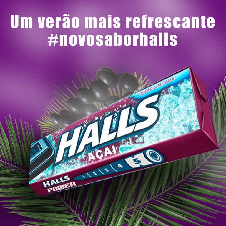 #GaloDigital: Novo sabor da Halls tem a cara do verão!