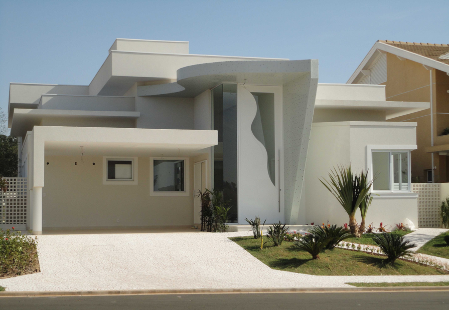 Fachadas de casas com pórticos - veja modelos modernos e clássicos ...