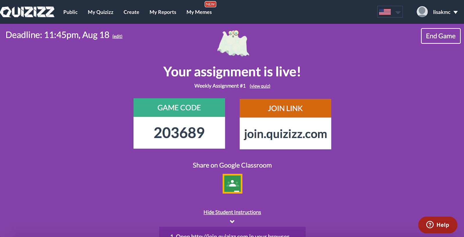 Technology Apps for Teachers: QUIZIZZ