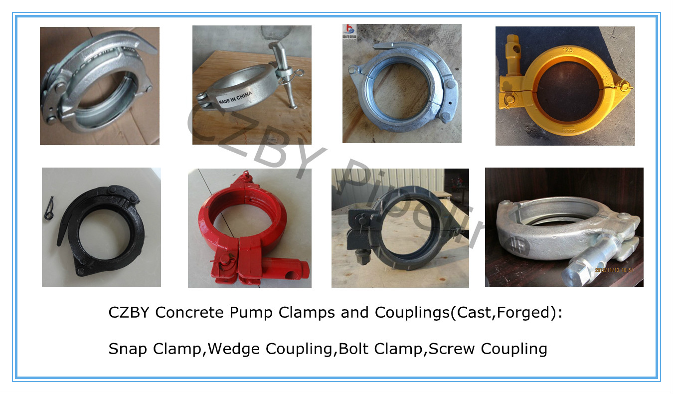 CZBY Concrete Pump Pipe Clamps and Couplings