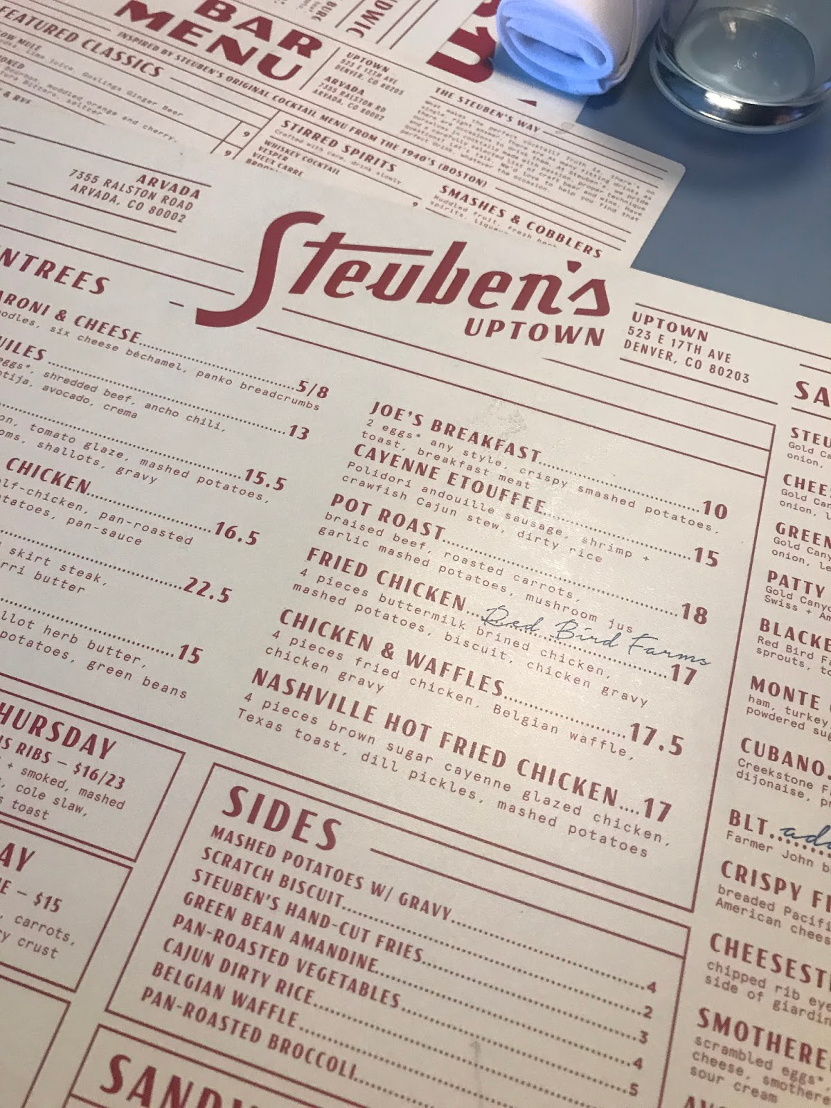 Dinner, Dessert & Ping Pong: Steuben's & Ace Eat Serve Denver ...