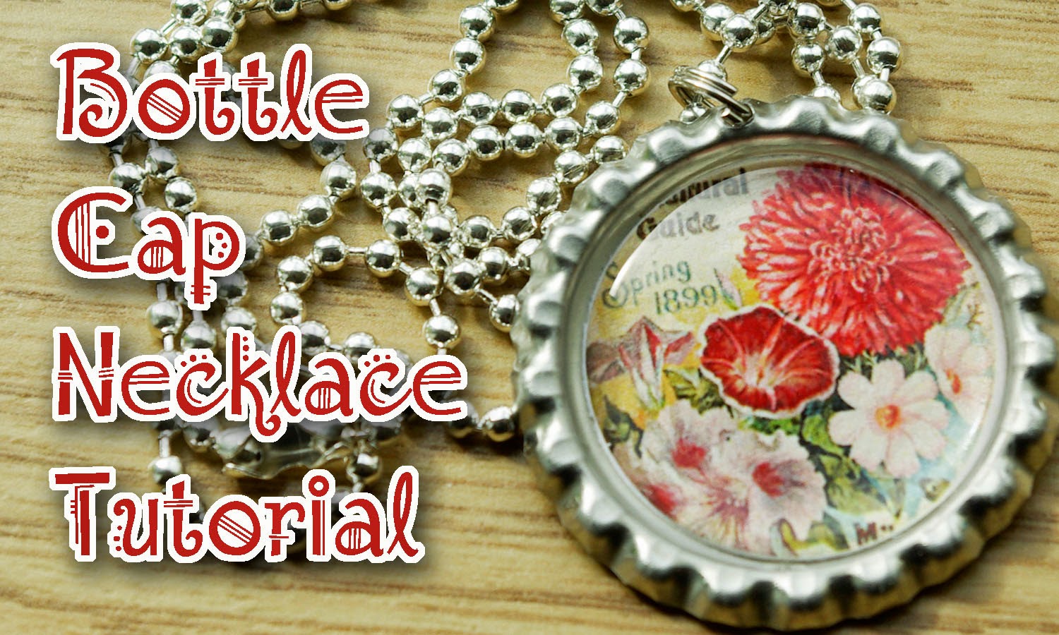 Old Market Corner: Bottle Cap Necklace Tutorial