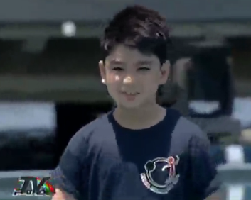 Diether Ocampo shows son Dream to public