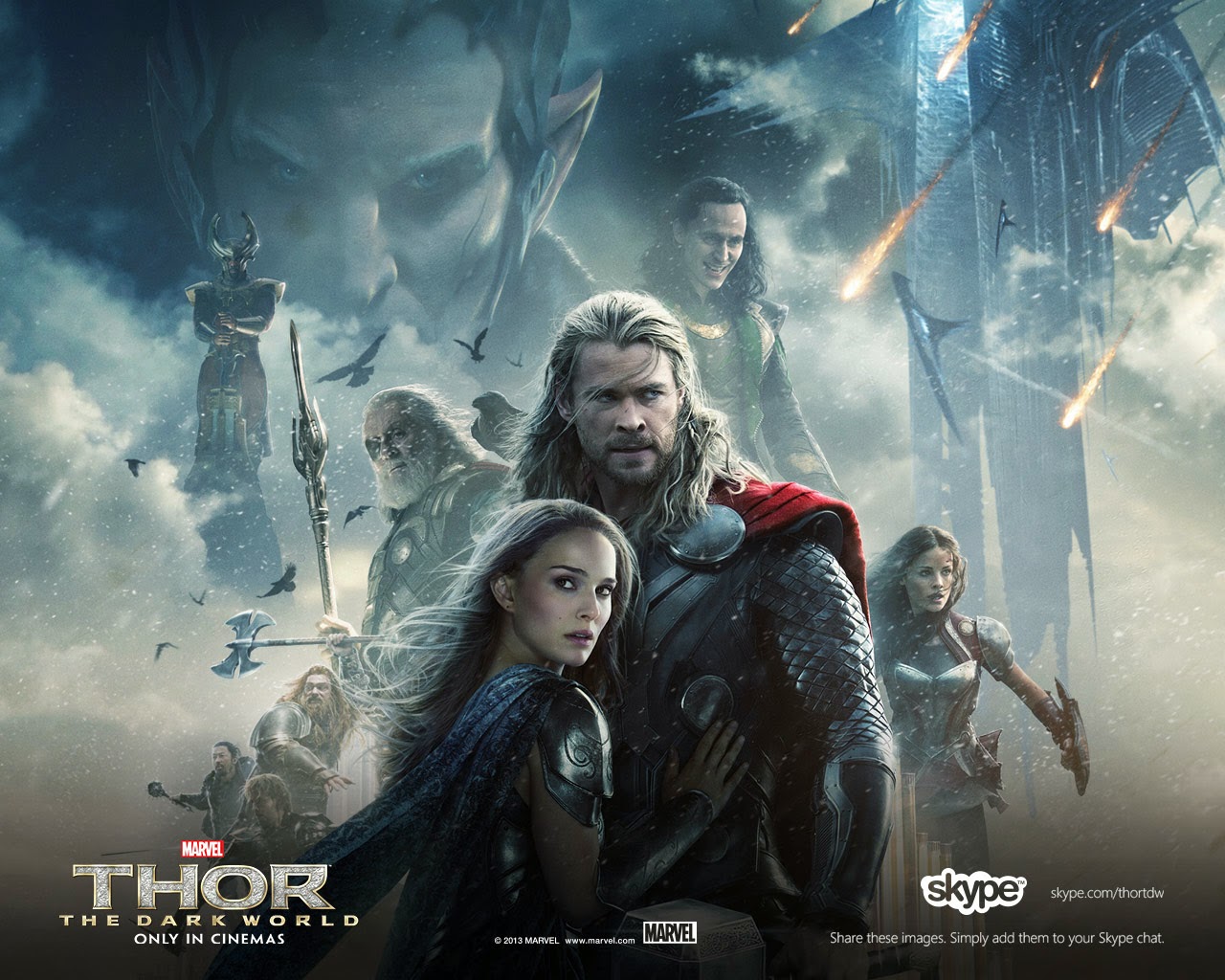 Le Monde d'Animation posters: 3 New 'Thor : The Dark World' Skype ...