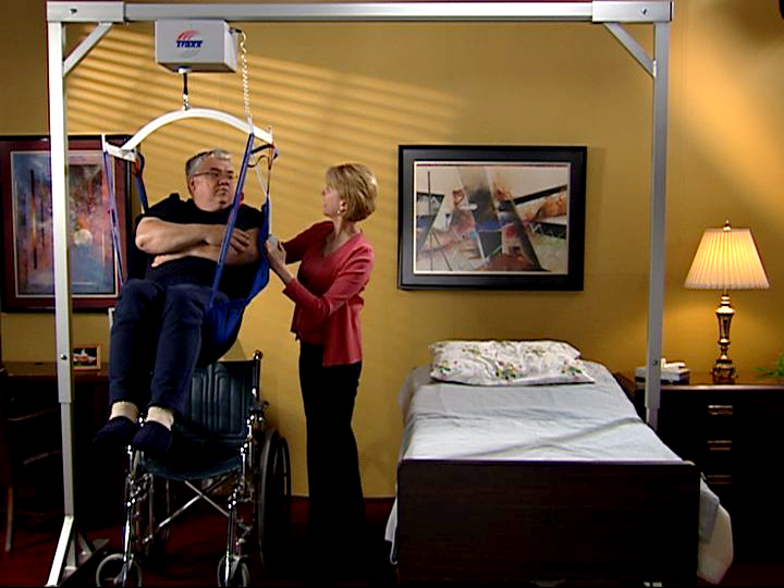 Freestanding Frame Patient Lift Removes Caregiver Strain