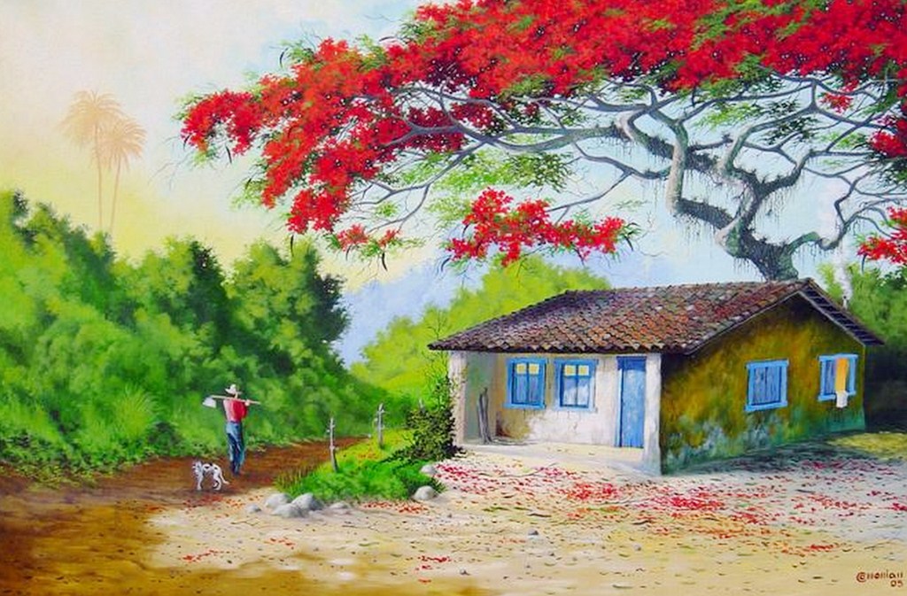 Imágenes Arte Pinturas: Paisajes Rurales, Antonio Comonian