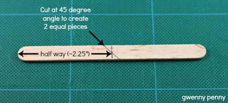 Gwenny Penny: Popsicle Stick Sled Ornament Tutorial