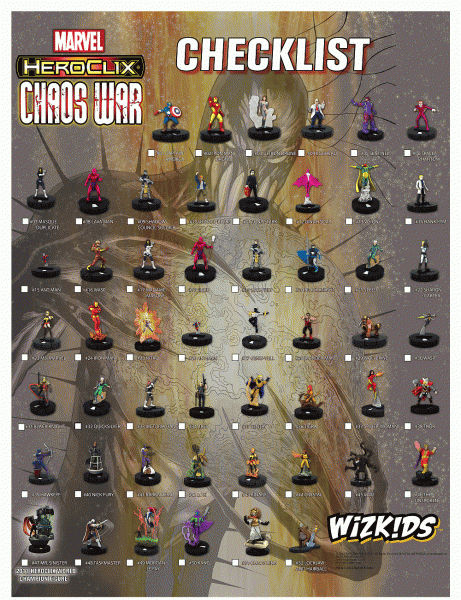 Neoscream's Log: HeroClix Listings: Marvel Chaos War