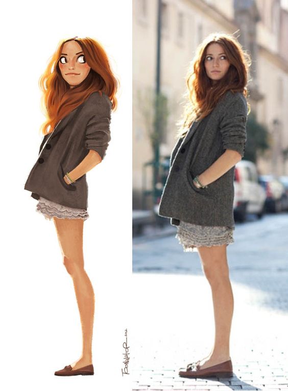 Reference Fiesta! : Sylized-idealized female