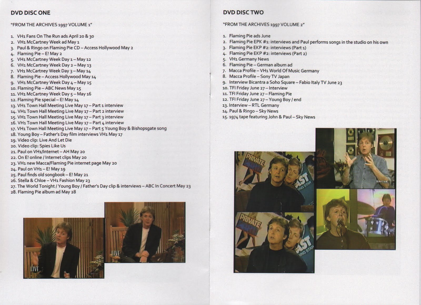 Rock Vault Audio: Paul McCartney - Complete Flaming Pie Sessions ...