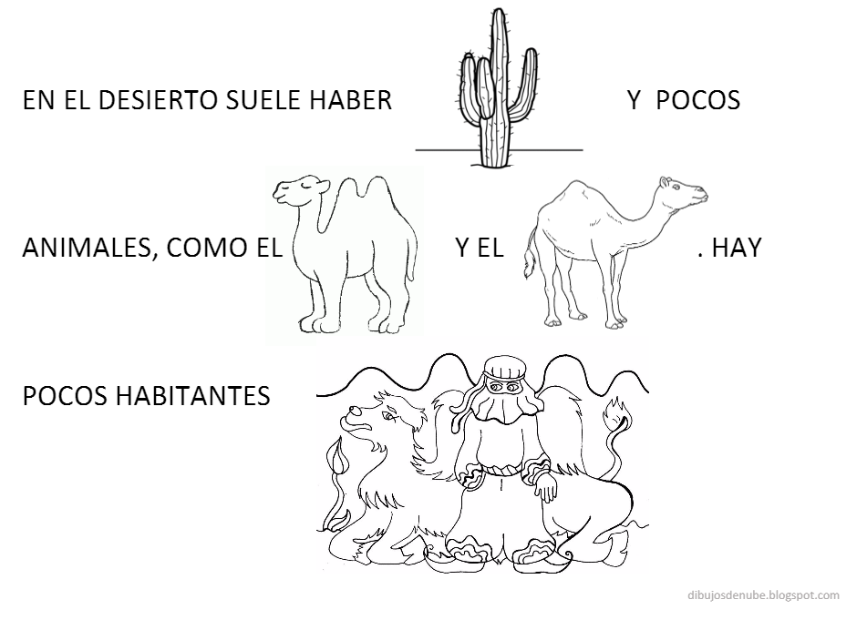 4 años: Proyecto el desierto. Imprimibles y Caja Sensorial.