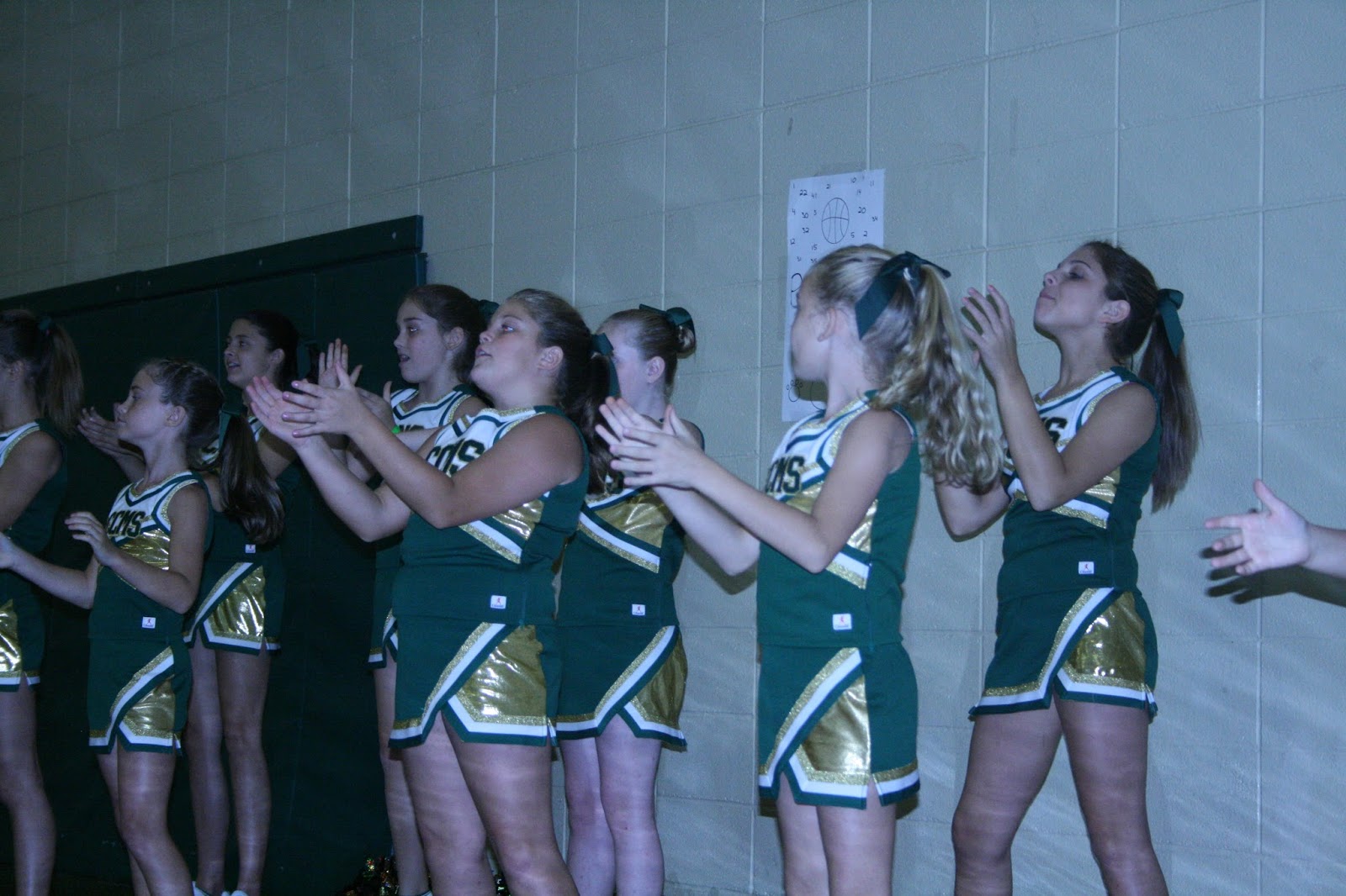 A Look Inside CCMS: CCMS CHEERLEADERS CHEER ON THE LADY PANTHERS