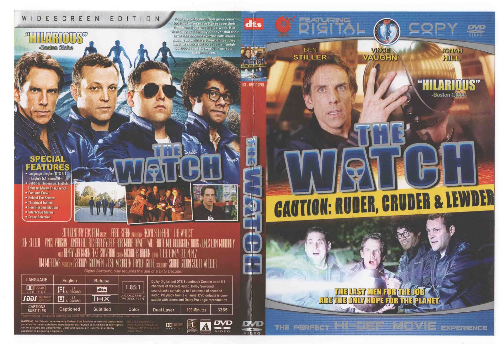 Movie Shop: The Watch (DVD, 2012)
