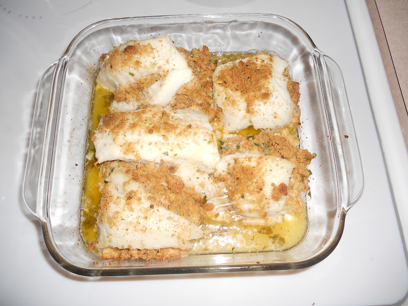 broke, bored, and hungry: Crab-Stuffed Baked Cod