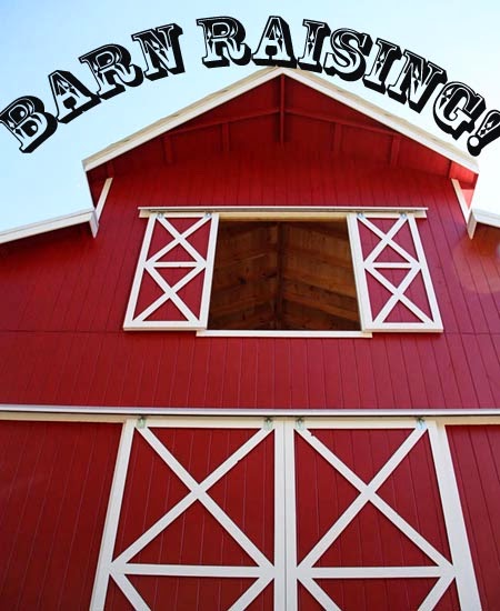 Kansas Barn Sale: It's a barn raising!