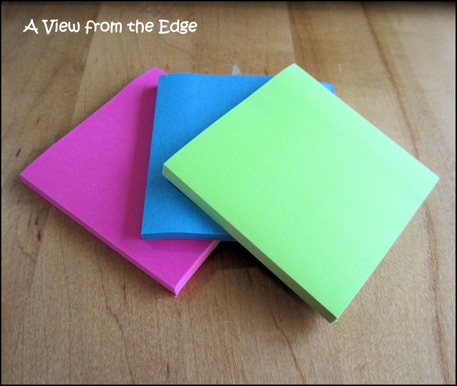 A View from the Edge: Sticky Note Campaign