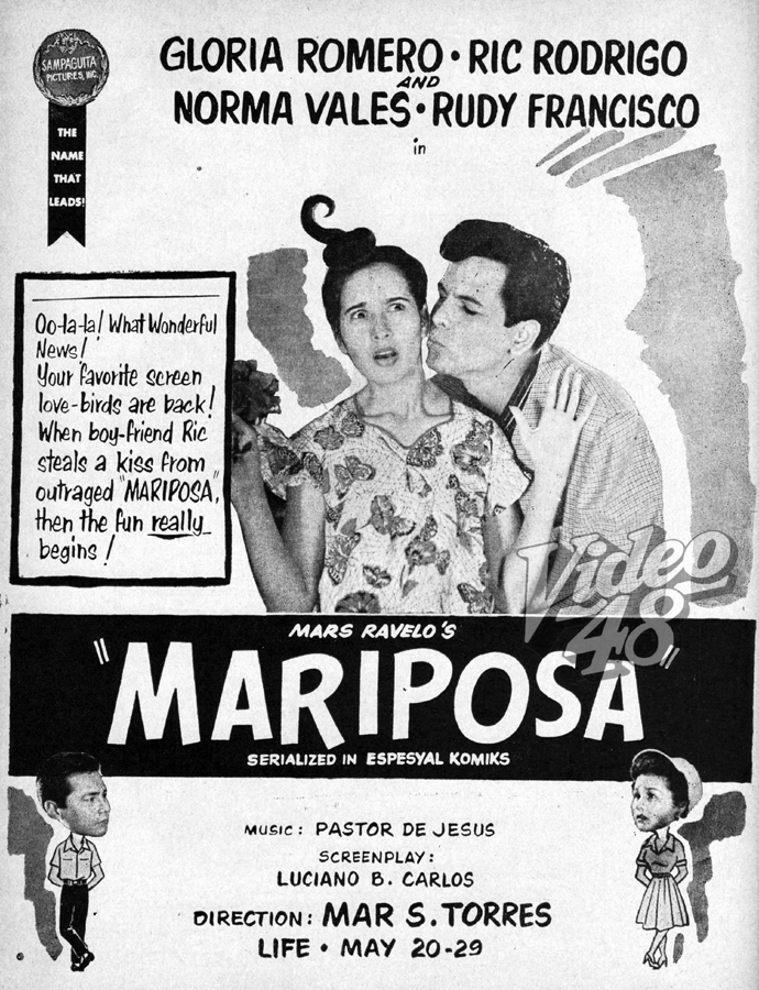 Video 48: THE FIFTIES # 288: GLORIA ROMERO, RIC RODRIGO, NORMA VALES ...