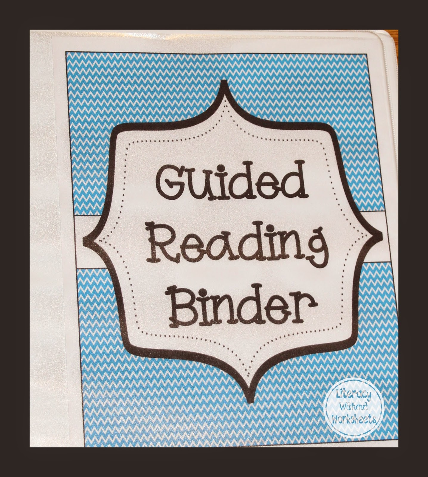 Guided Reading Binder: Getting Organized Before School Starts ...