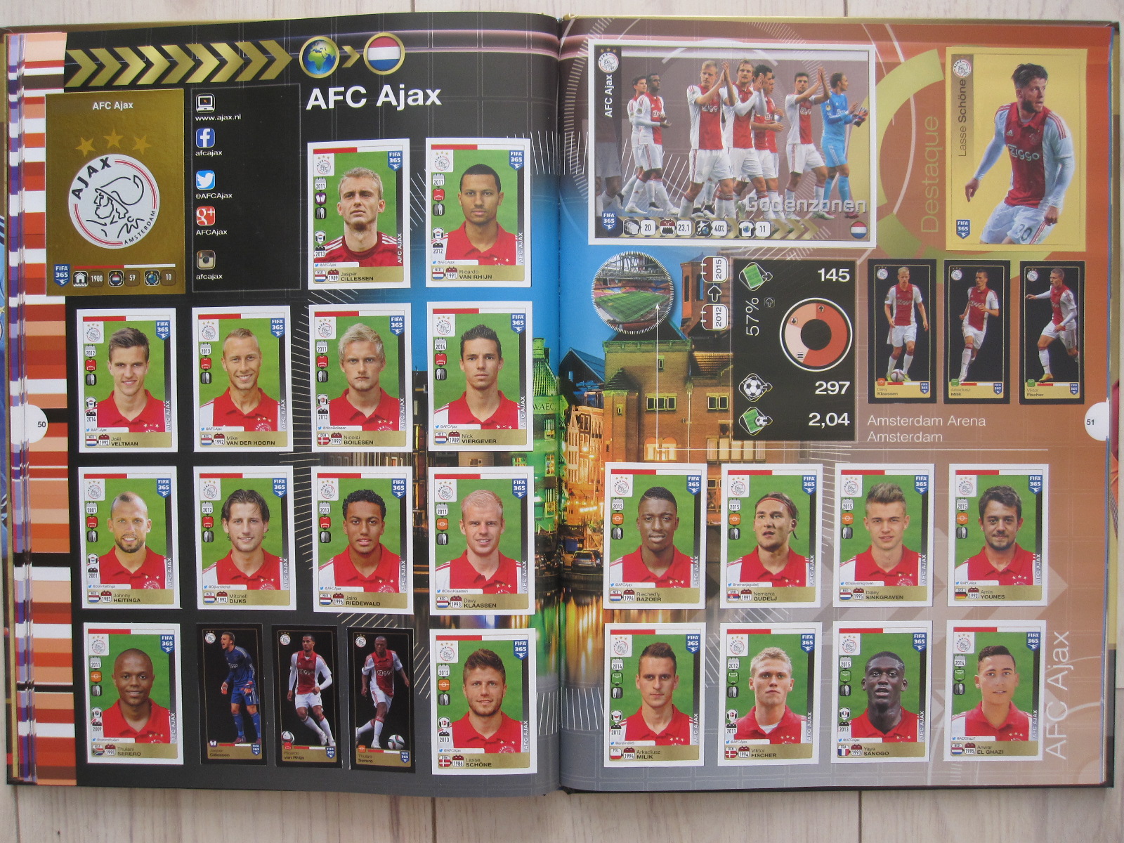 Only Good Stickers: Panini Fifa 365 2015/2016 - Hardcover Album