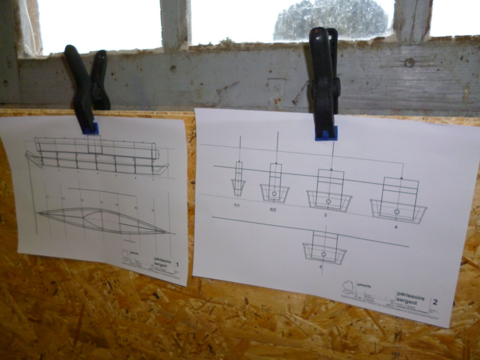 les poissons des arbres: construction d'une périssoire #2
