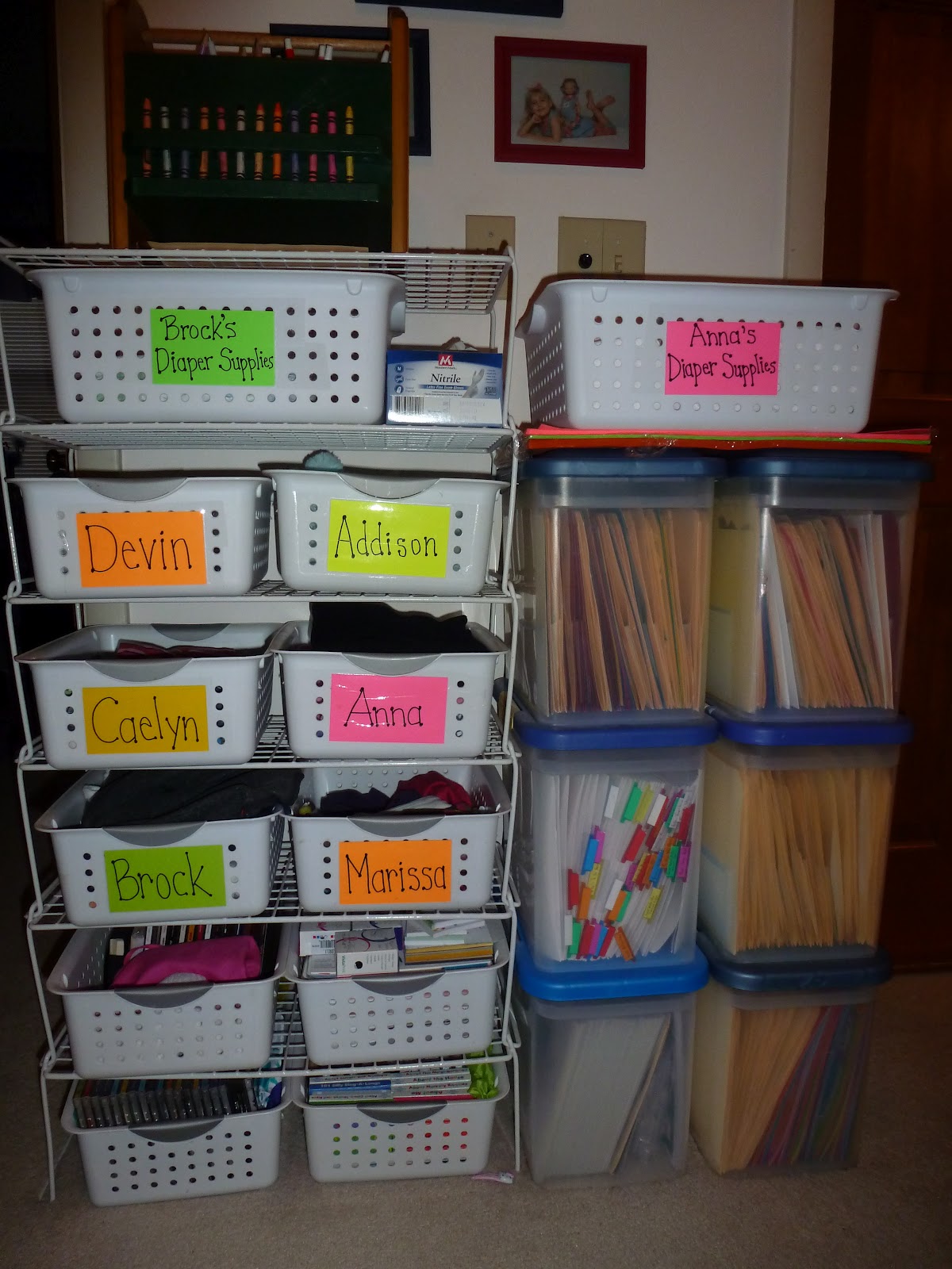 Mrs. Sandy's Family Child Care: Display and Storage Ideas