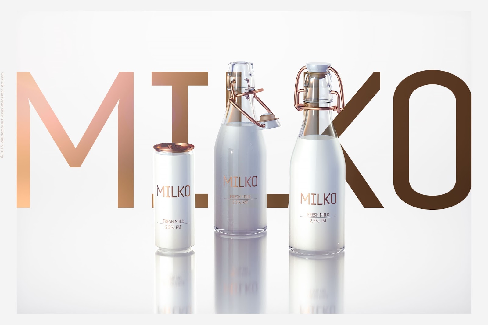 MILKO – Premium Dairy Products (Concept) – Packaging Of The World
