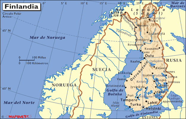 Ubicación geográfica de Finlandia, su clima y más información - Clima ...