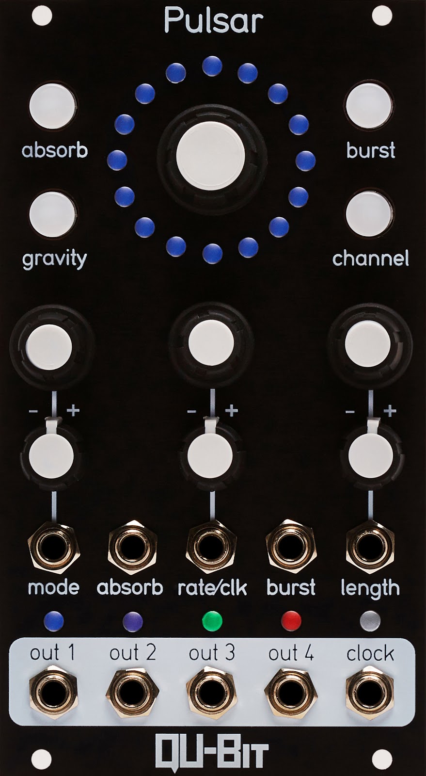 MATRIXSYNTH: New Qu-Bit Pulsar - Burst Generator Eurorack Module