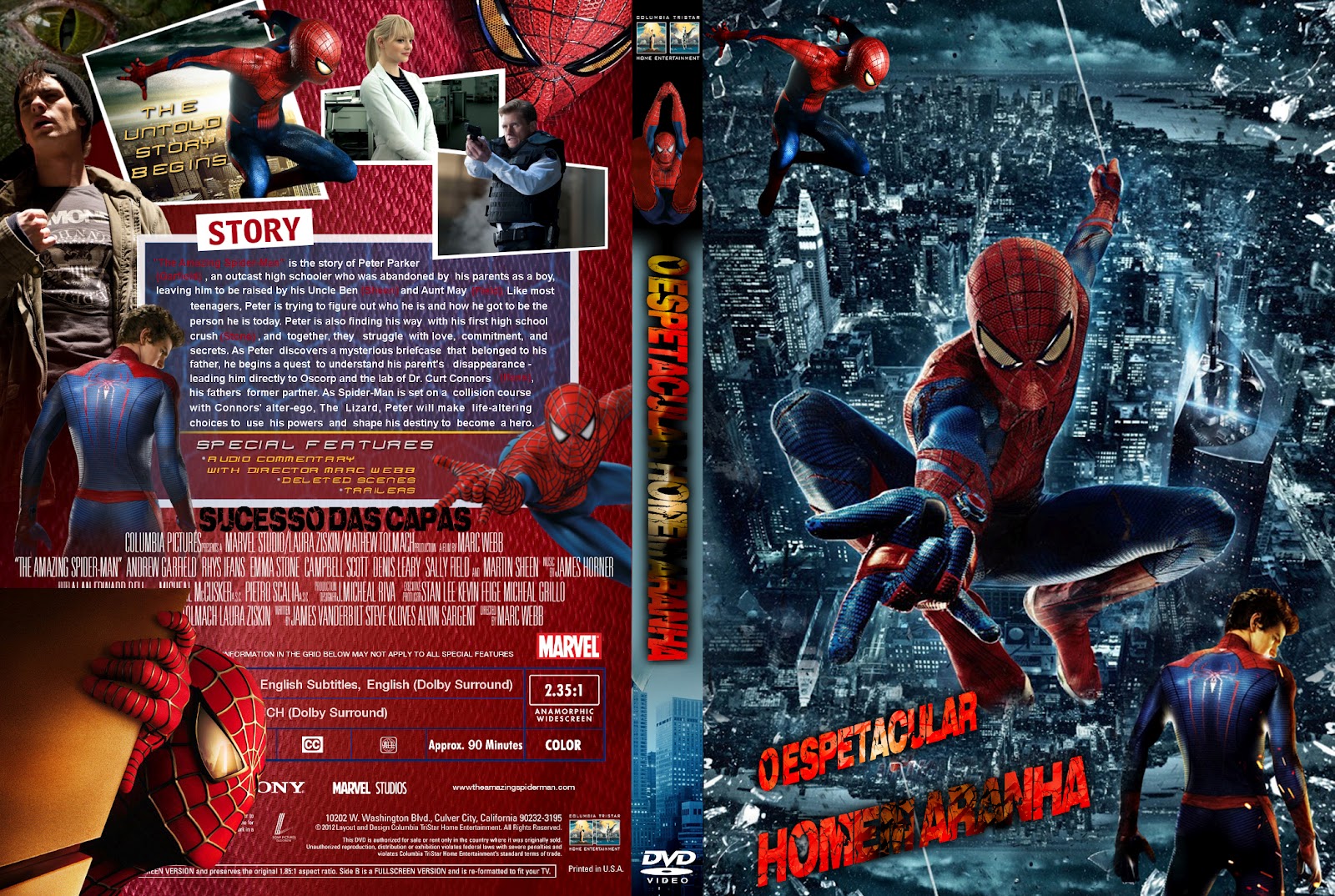 Top Capas 2012: O ESPETACULAR HOMEM ARANHA