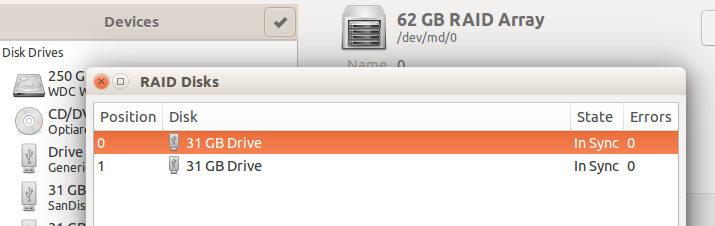USB Flash Drives RAID 0 on Linux - Pair of SanDisk Ultra 32gb CZ48 USB 3.0
