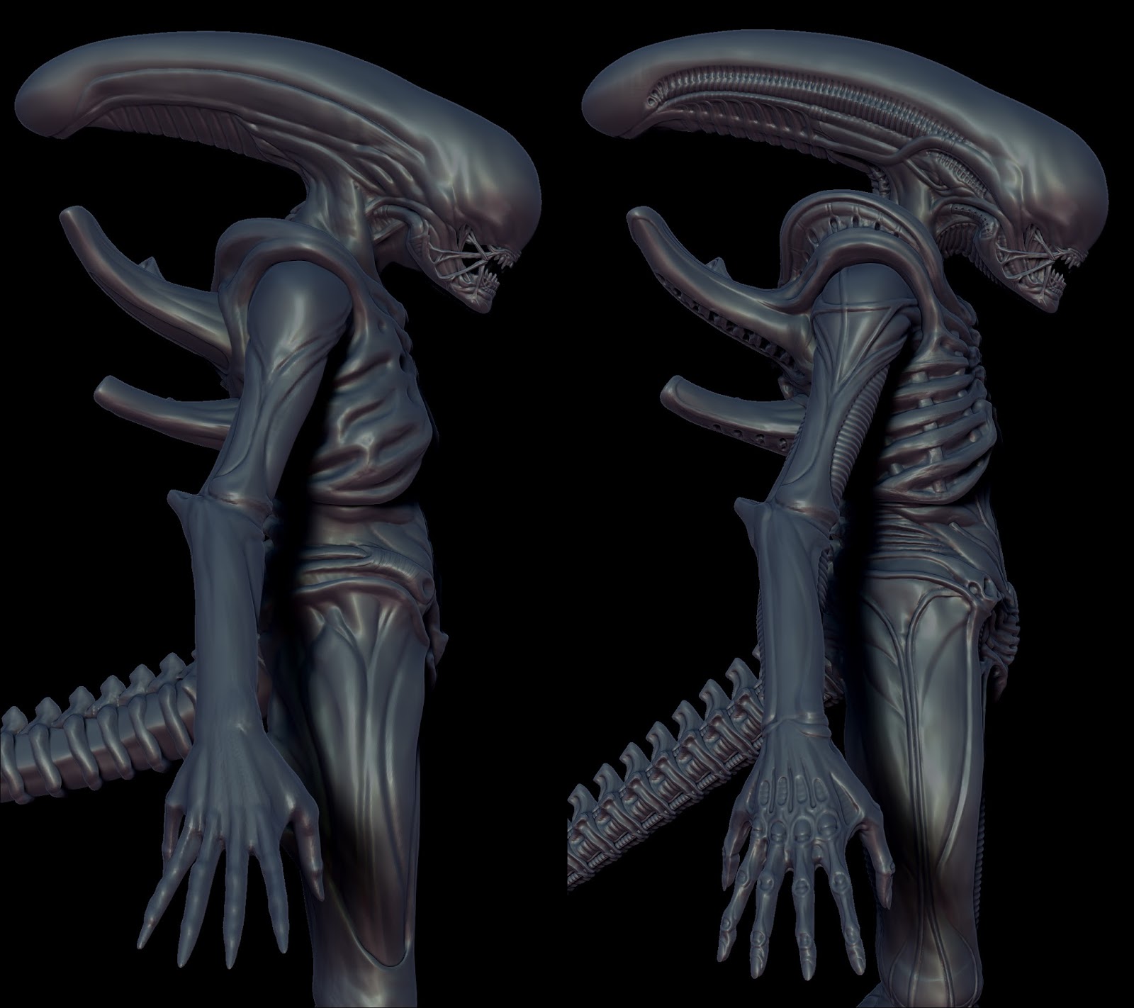 Gabriel Forbes: Necronom X - WIP 2 - Full Body Progression