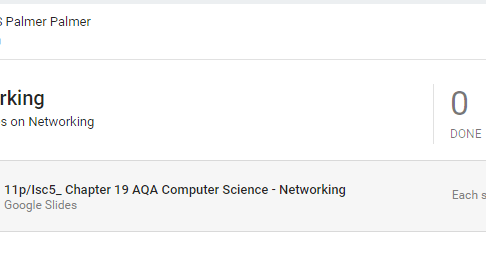 Mrs Palmer's Blog: Unit 5 - Networks