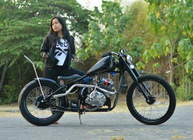 Kumpulan foto model motor modifikasi cantik
