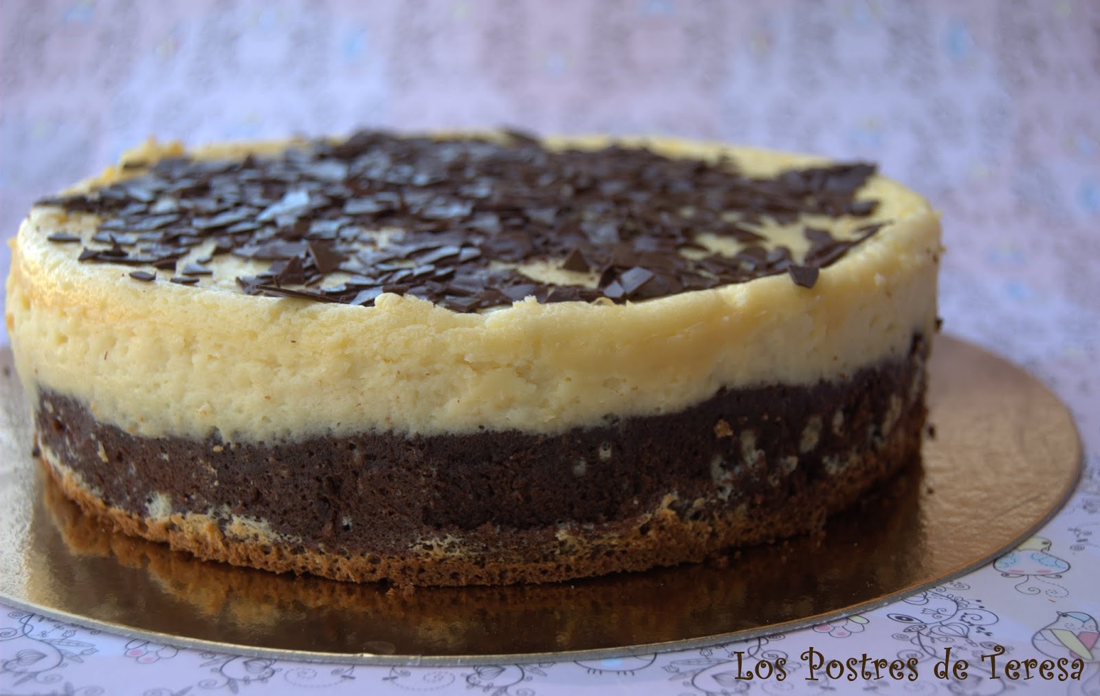 Los Postres de Teresa: Tarta Brownie de Chocolate & Queso