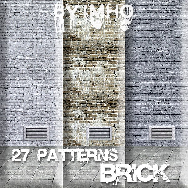 27 Brick Patterns by IMHO