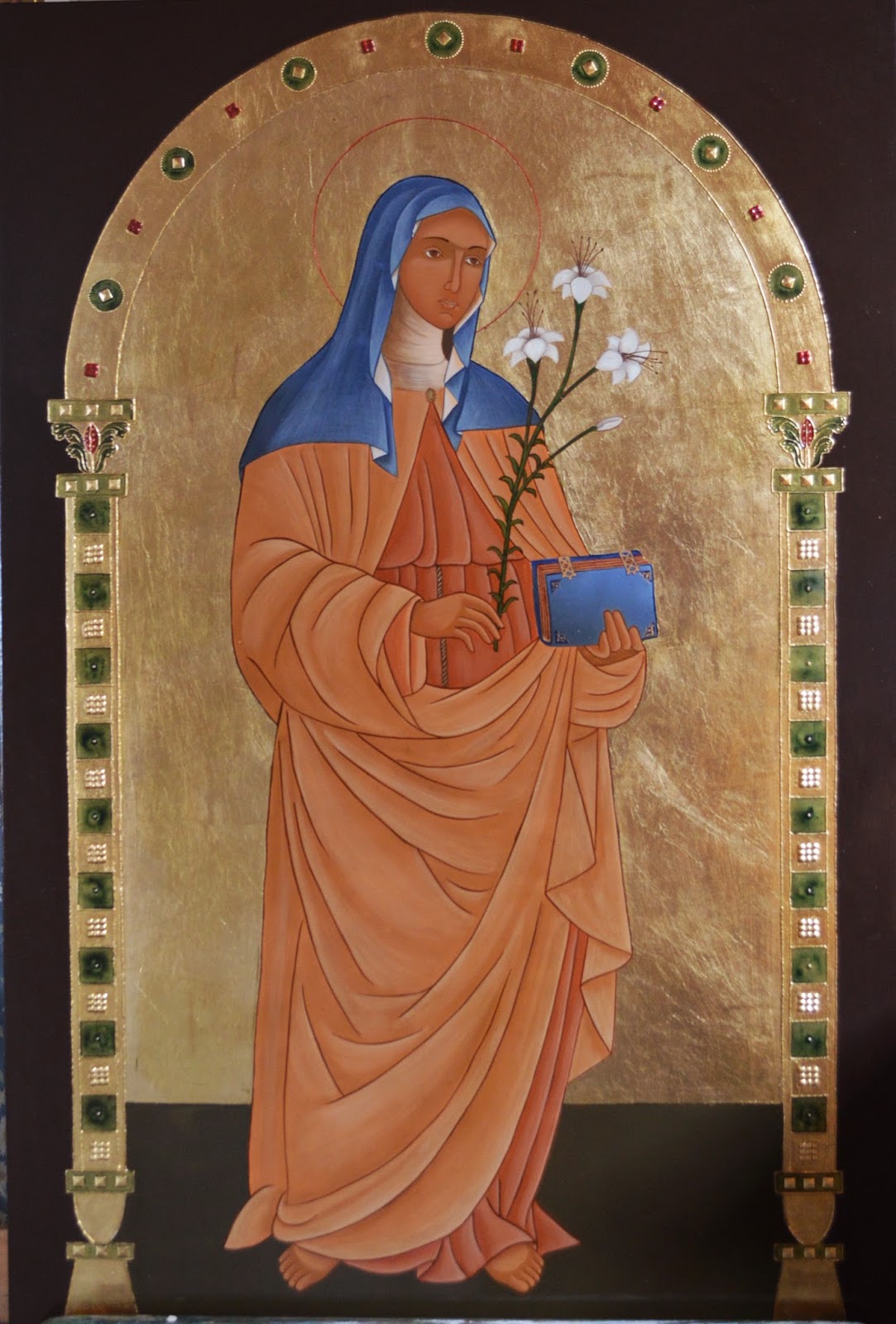 Iconos de Elena Storni: Santa Clara
