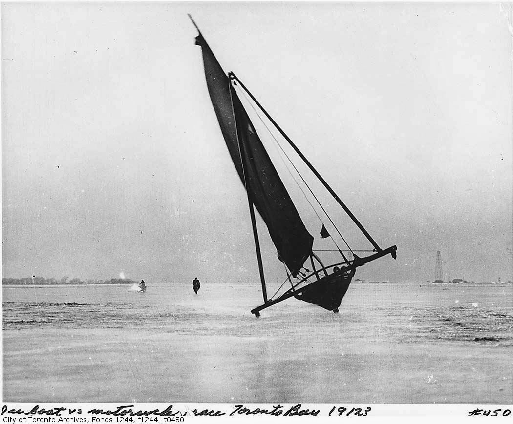 Inkwell Inspirations: Historic Winter Sports: Ice Sailing