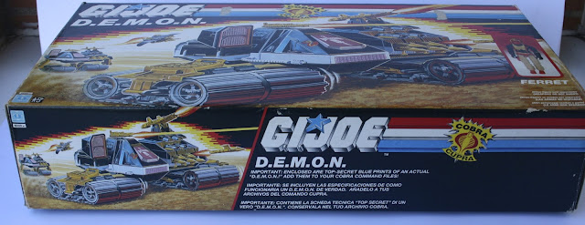 EL DRAGON DORADO: GIJOE GI JOE DEMON WITH FERRET - HASBRO 1989