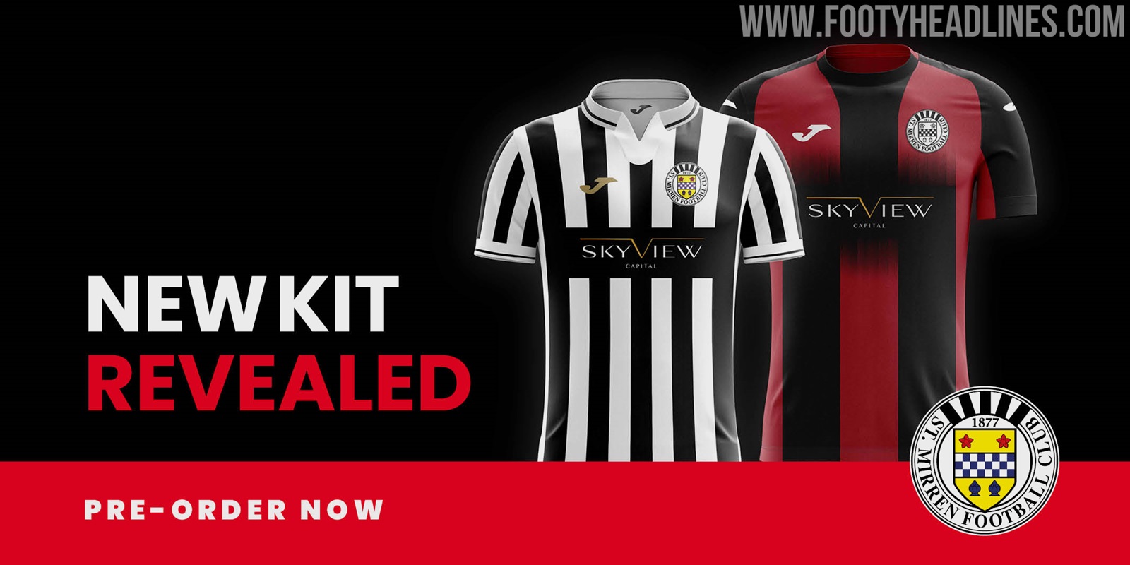 St. Mirren 20-21 Home & Away Kits Released - Footy Headlines
