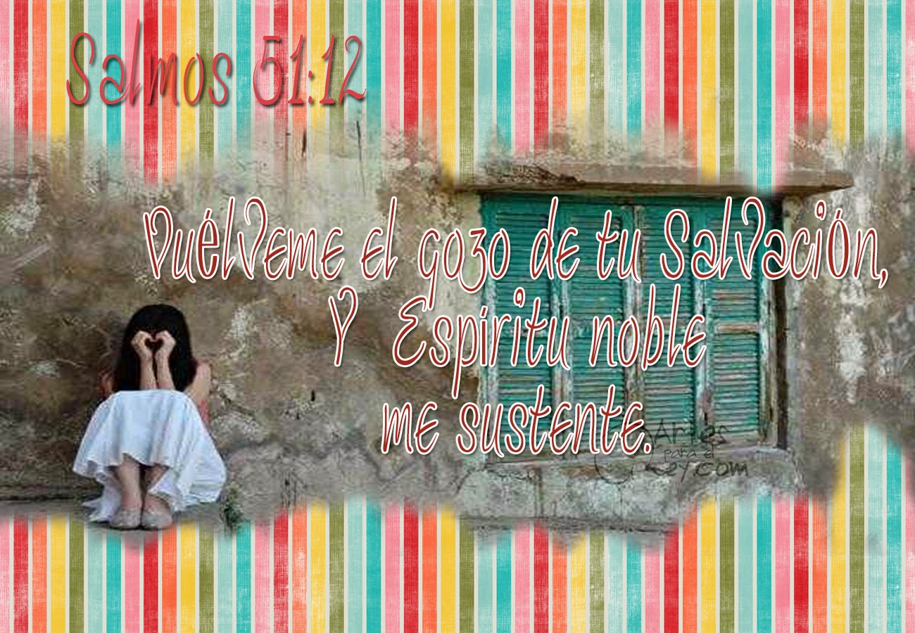 ARTES PARA EL REY: Salmos 51:12