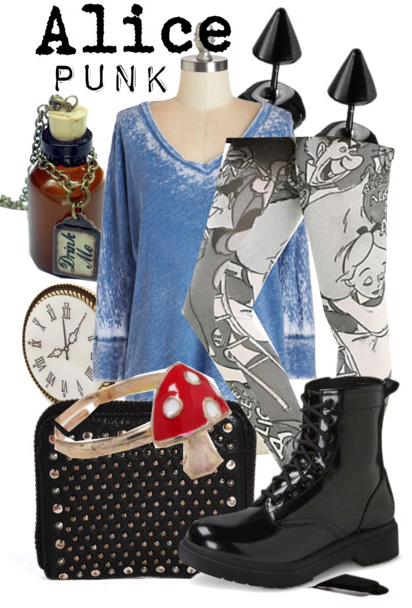 Punk Disney Alice In Wonderland