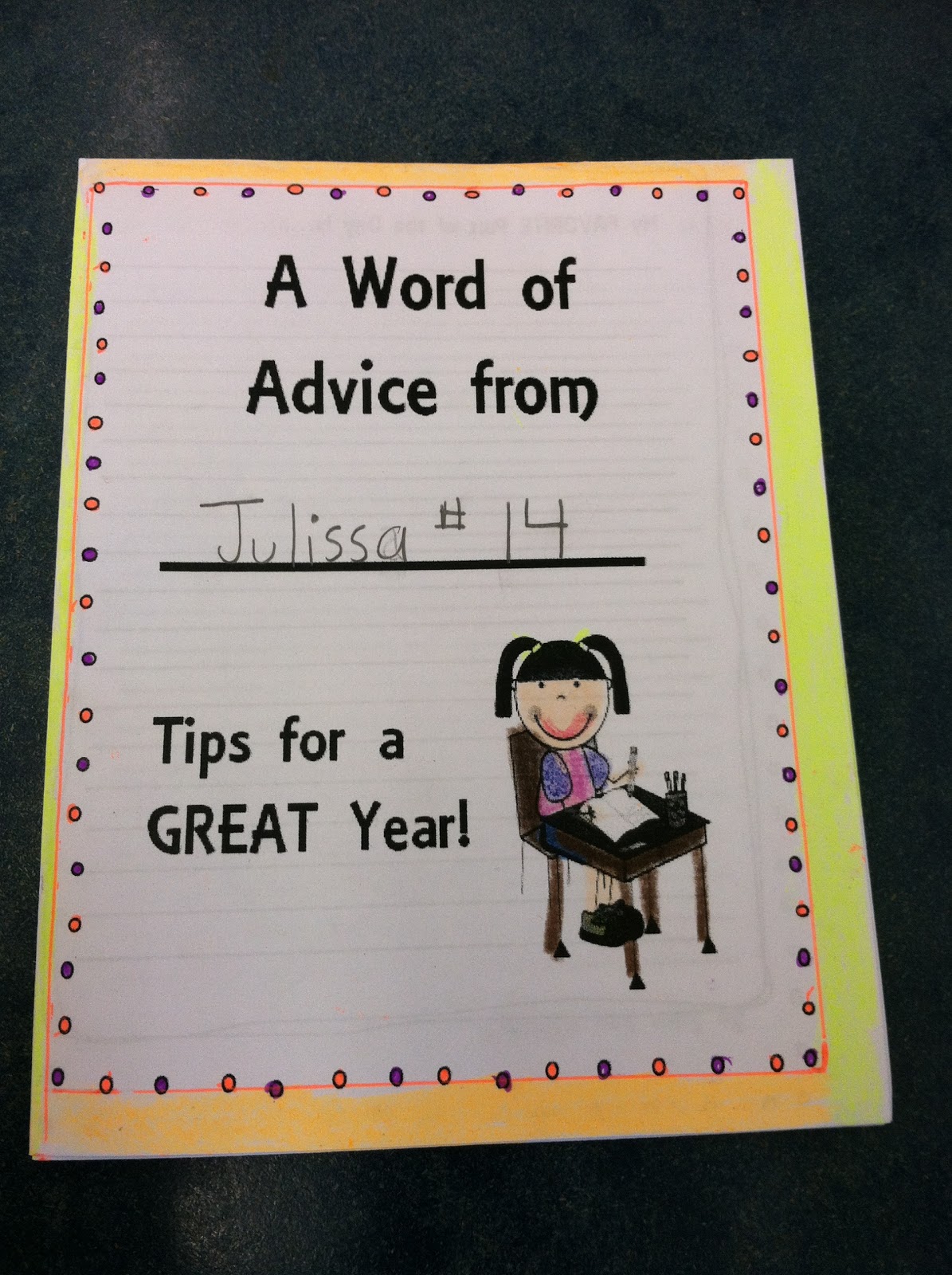 A Word of Advice.... | Teaching in Room 6