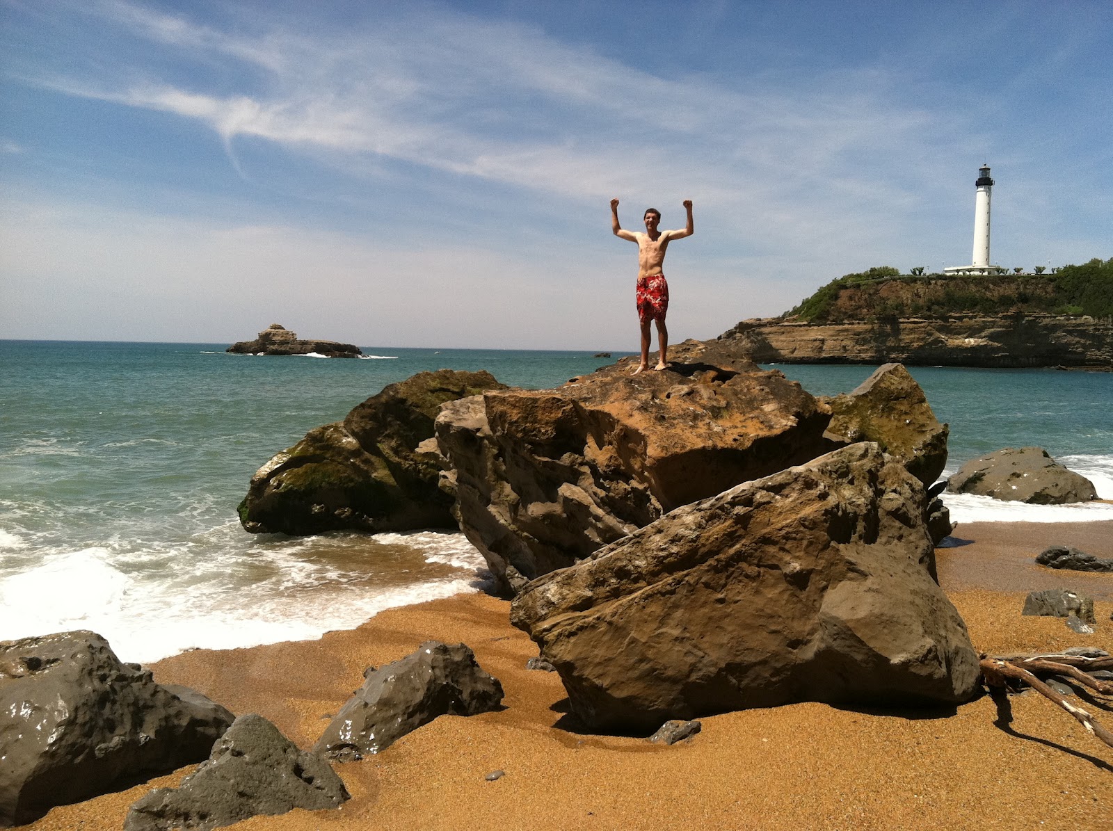France Vacation: Day 8: Biarritz beach + party