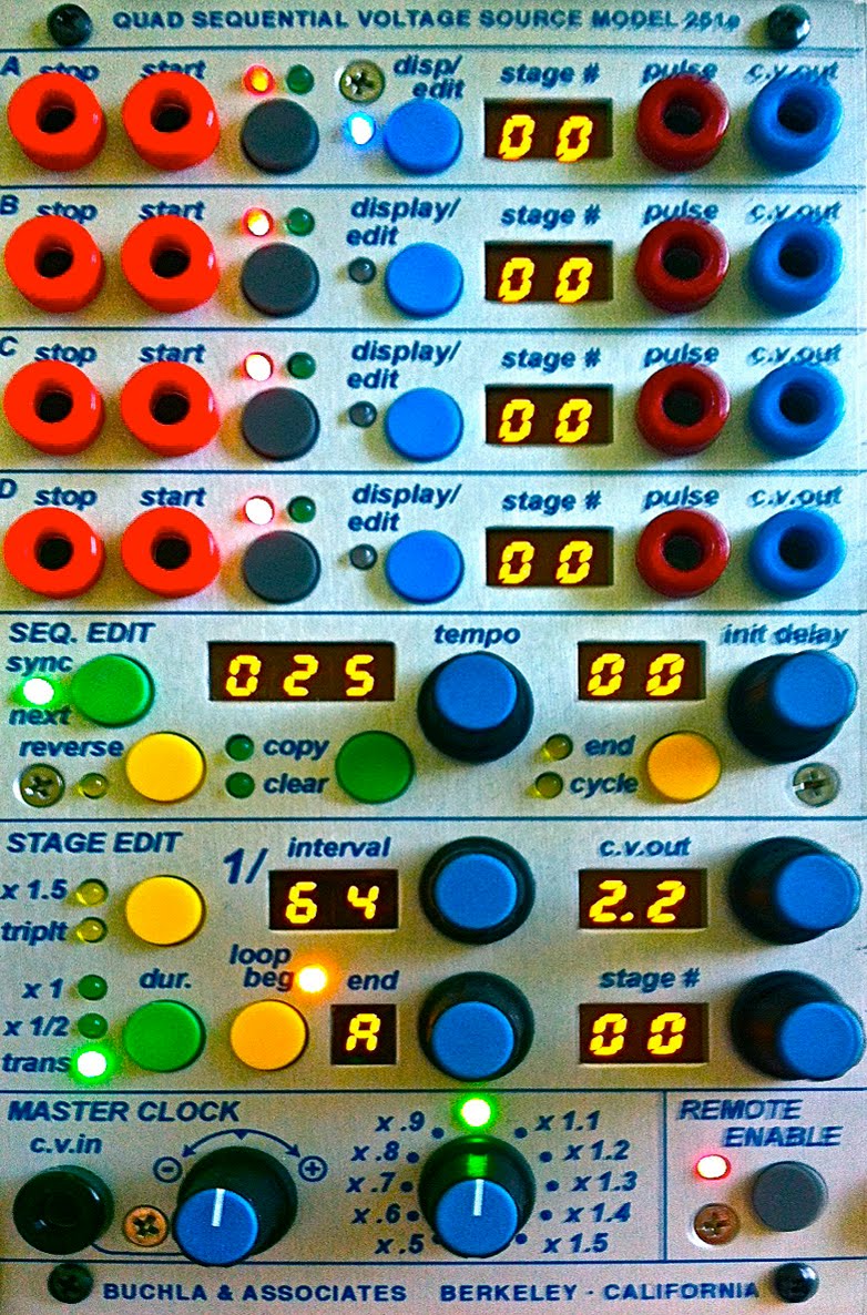 MATRIXSYNTH: Buchla Quad Sequential Voltage Source Model 251e