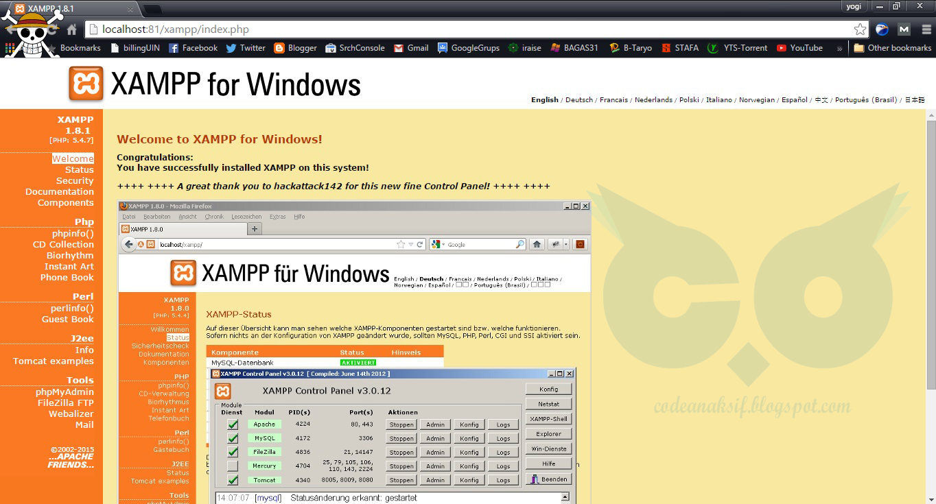 Cara Mudah Setting Port Xampp yang Error - BACA CODING