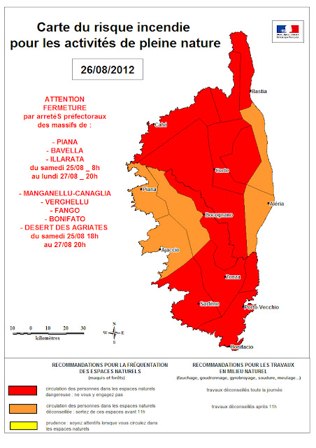 Fire Rescue France: Feux de forêt : Vigilance extrème demain en France