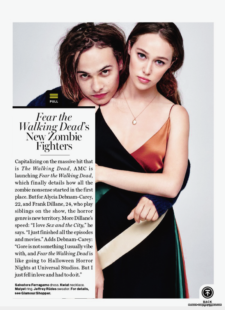 Alycia Debnam-Carey for Glamour Magazine | October, 2015 [MAGAZINE ...