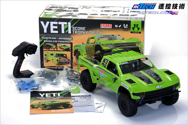遙控技術雜誌｜RC TECH magazine: Axial Yeti SCORE Trophy Truck開箱…絕美的細節像真感，攀岩車給你 ...